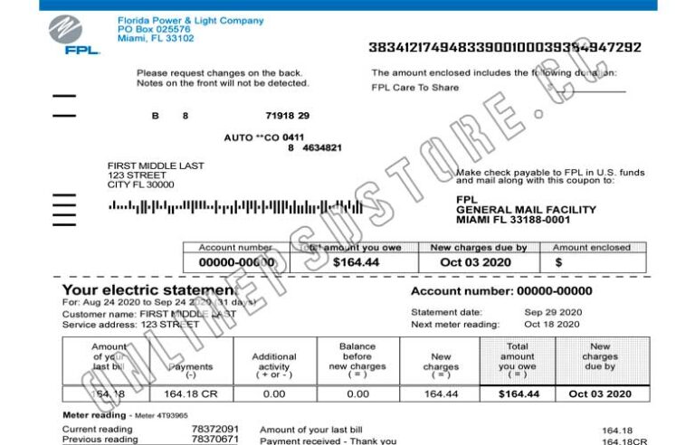 UTILITY BILL | Download new editable PSD templates