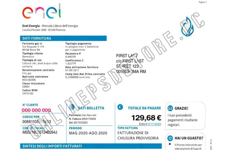UTILITY BILL | Download new editable PSD templates