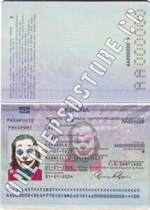 Spain Passport | Download new editable PSD templates