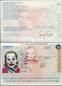 France Passport | Download new editable PSD templates