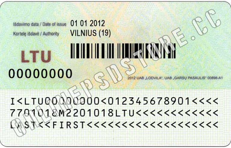 Lithuania ID | Download new editable PSD templates