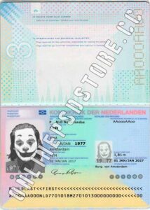 Netherlands Passport | Download new editable PSD templates