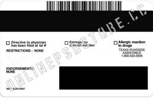 Texas DL USA | Download new editable PSD templates