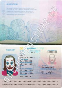 Australia Passport | Download new editable PSD templates