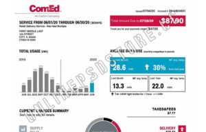 UTILITY BILL | Download new editable PSD templates