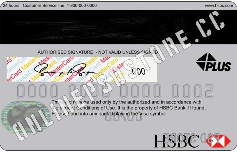 HSBC CC | Download new editable PSD templates