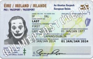 Ireland Passport Card | Download new editable PSD templates