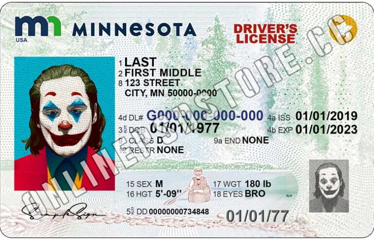 Minnesota NEW DL USA | Download new editable PSD templates